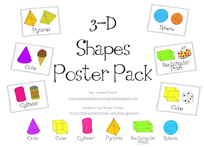Mrs. Prince and Co.: 3-D Shapes Book!